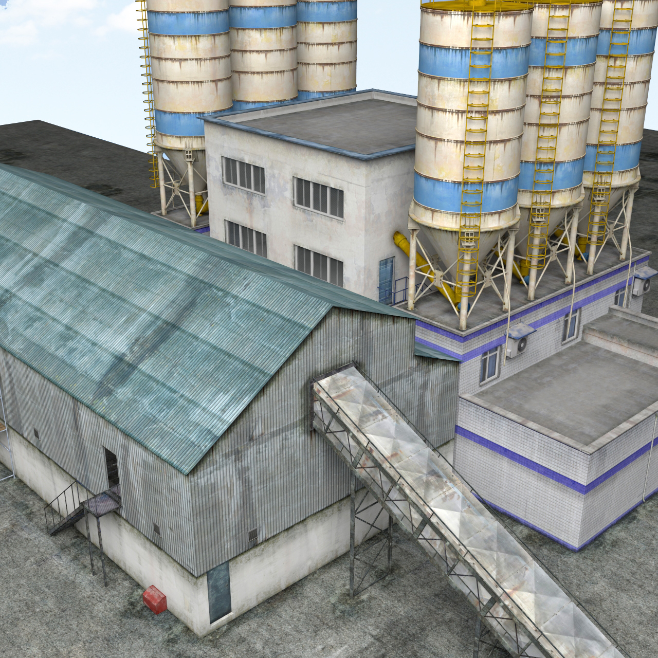 3d 3ds plant factory area