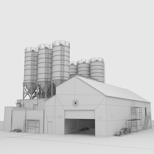 3d 3ds plant factory area