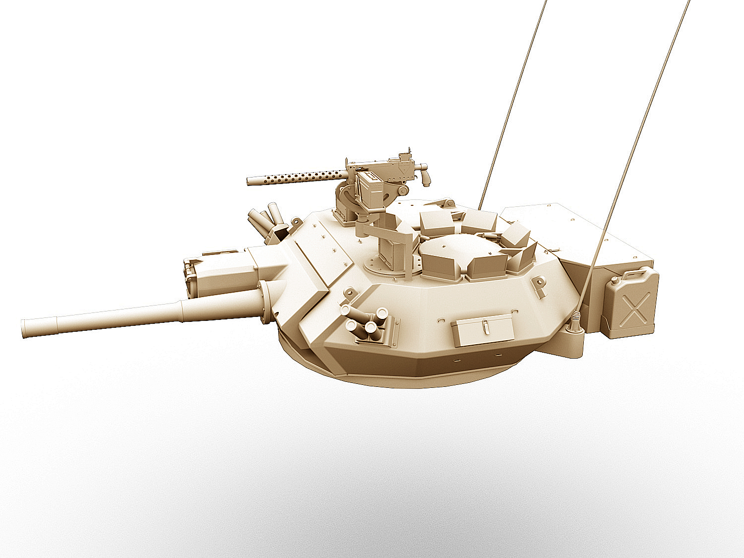 3d gun turret scorpion model