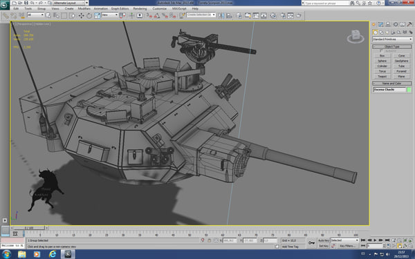 3d gun turret scorpion model