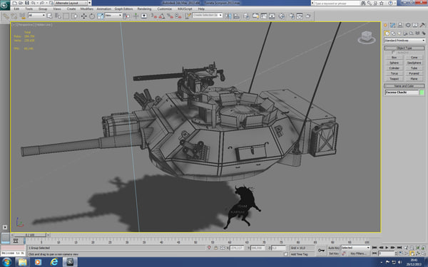 3d gun turret scorpion model
