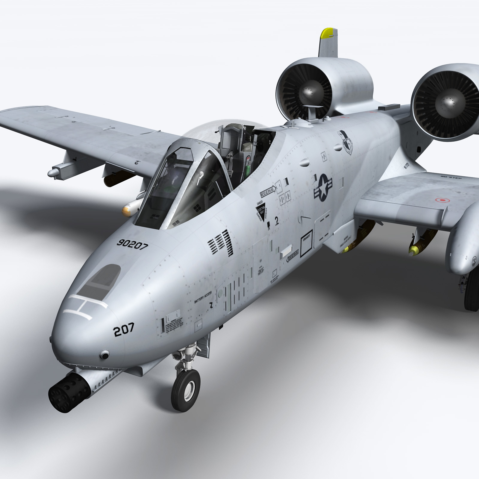 3ds max a-10c warthog a10