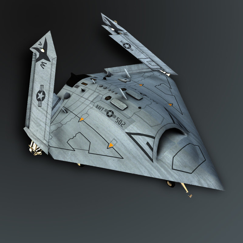 3d model unmanned x47b