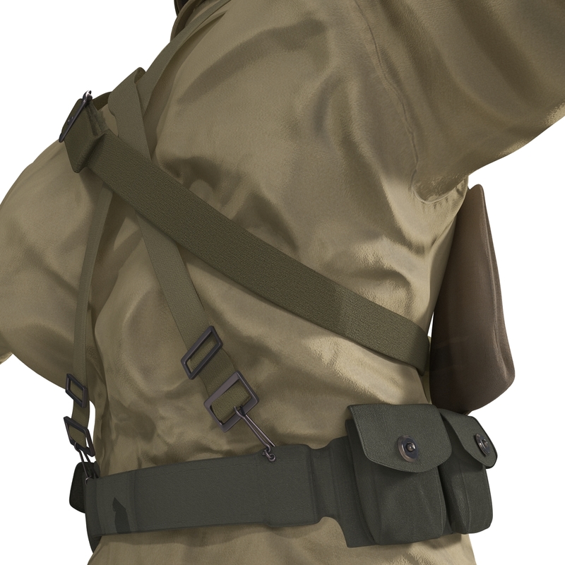3d american wwii infantry soldier