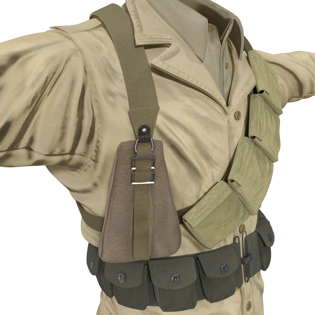 3d american wwii infantry soldier