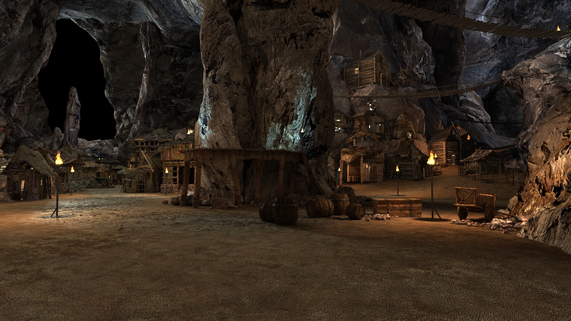 cave village 3d max