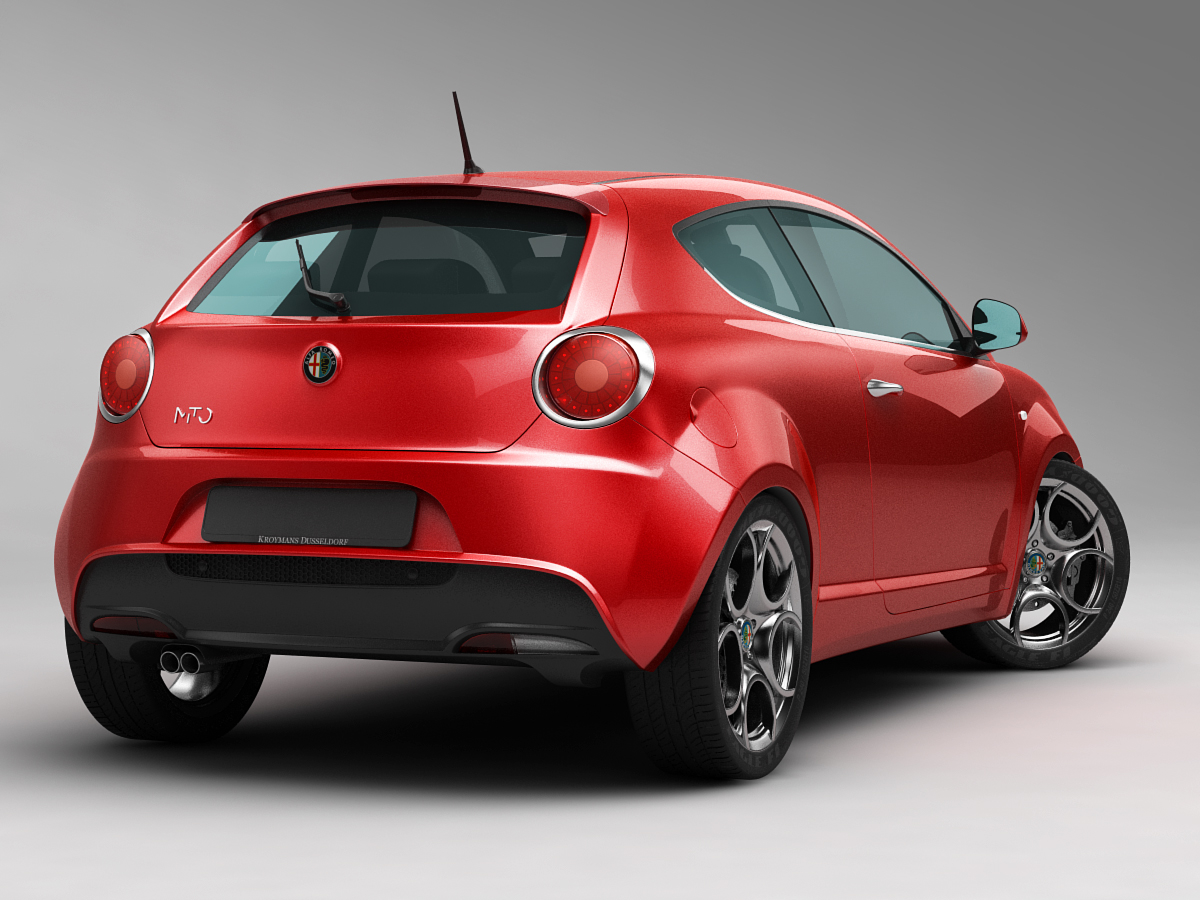 alfa romeo mito 2013 3d 3ds