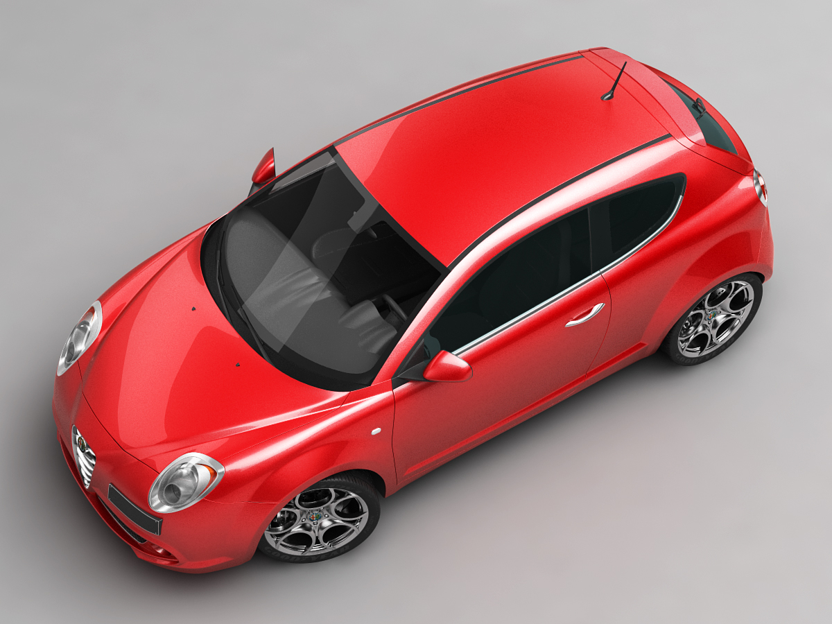 alfa romeo mito 2013 3d 3ds