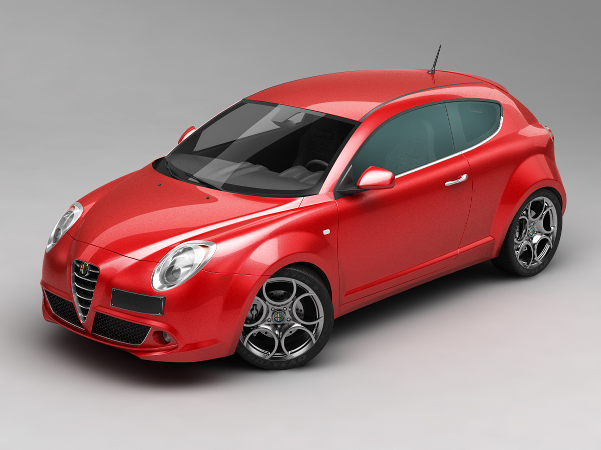 alfa romeo mito 2013 3d 3ds