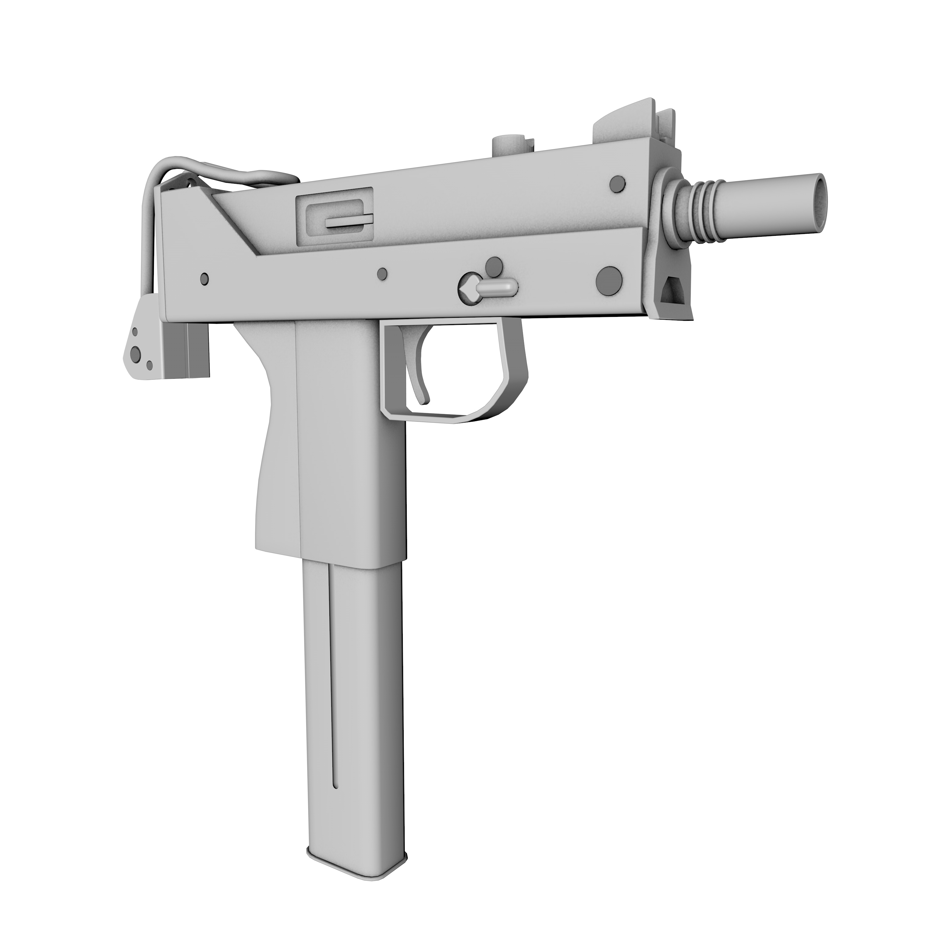 mac11 modern 3d model