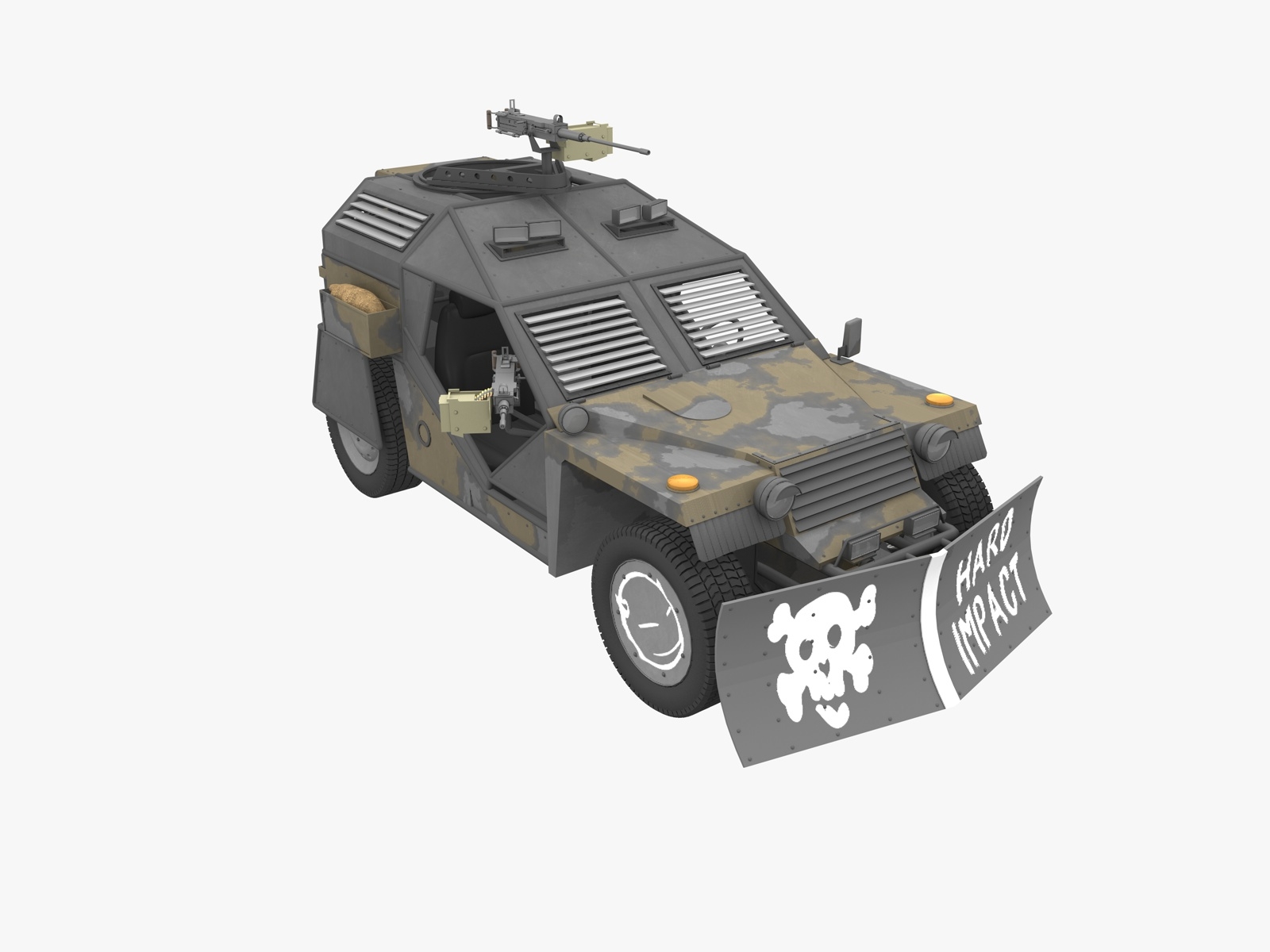 russian buggy armored post-apocalyptic 3d 3ds