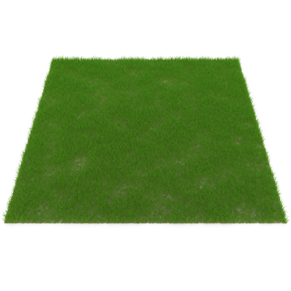 3d rectangular grass patch