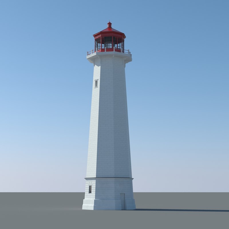3d model lighthouse light
