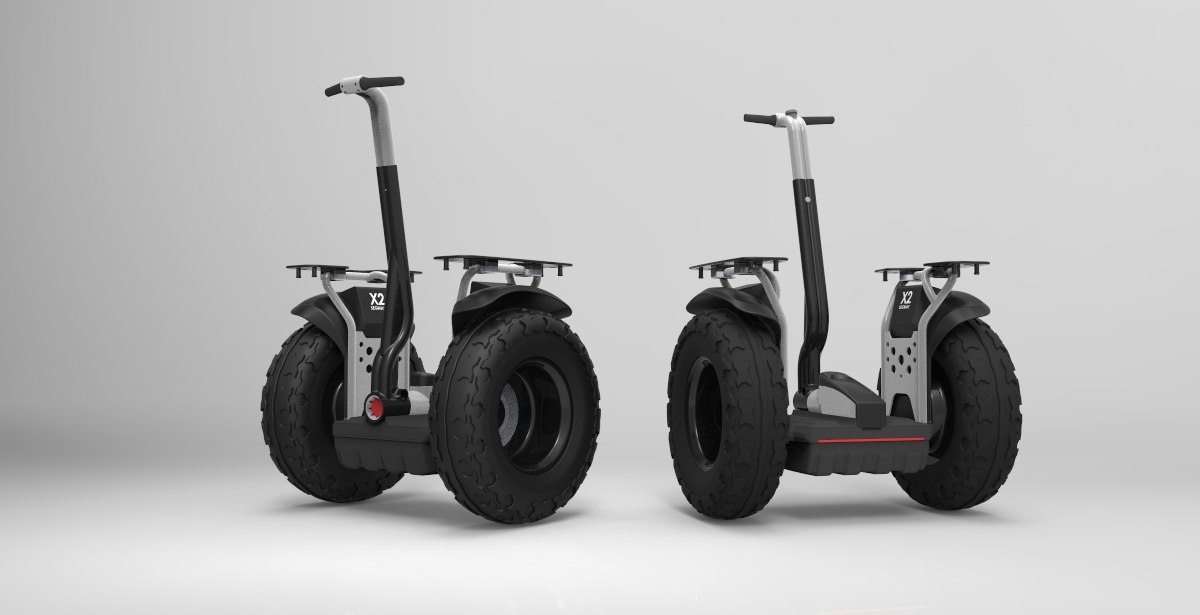 3d segway x2 adventure solidworks model