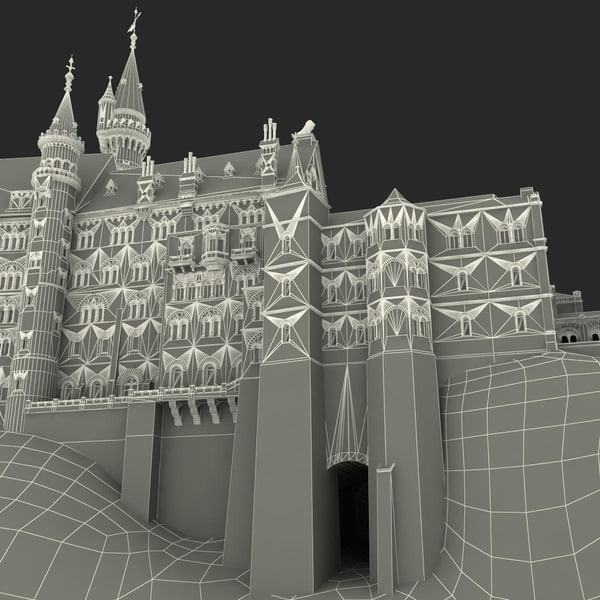 3d neuschwanstein castle germany model