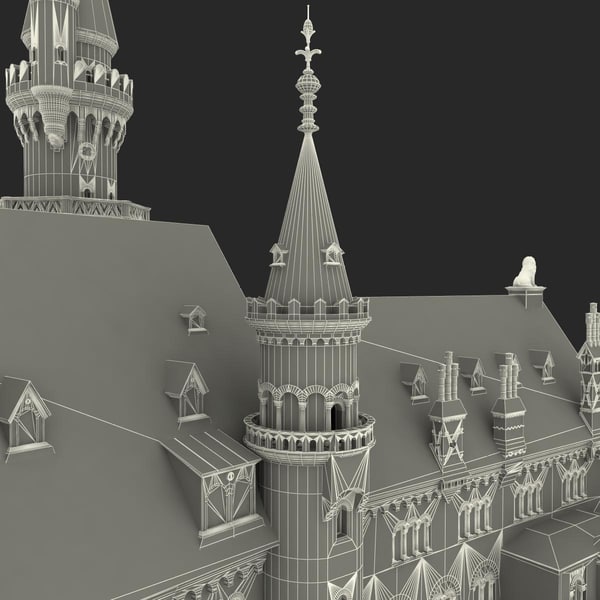 3d neuschwanstein castle germany model