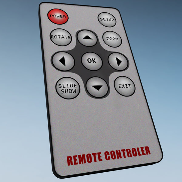 3d remote controller model