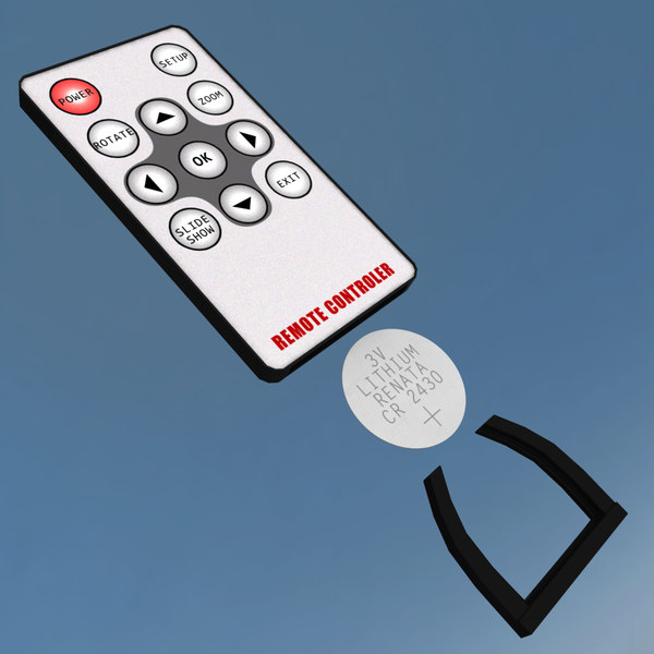 3d remote controller model
