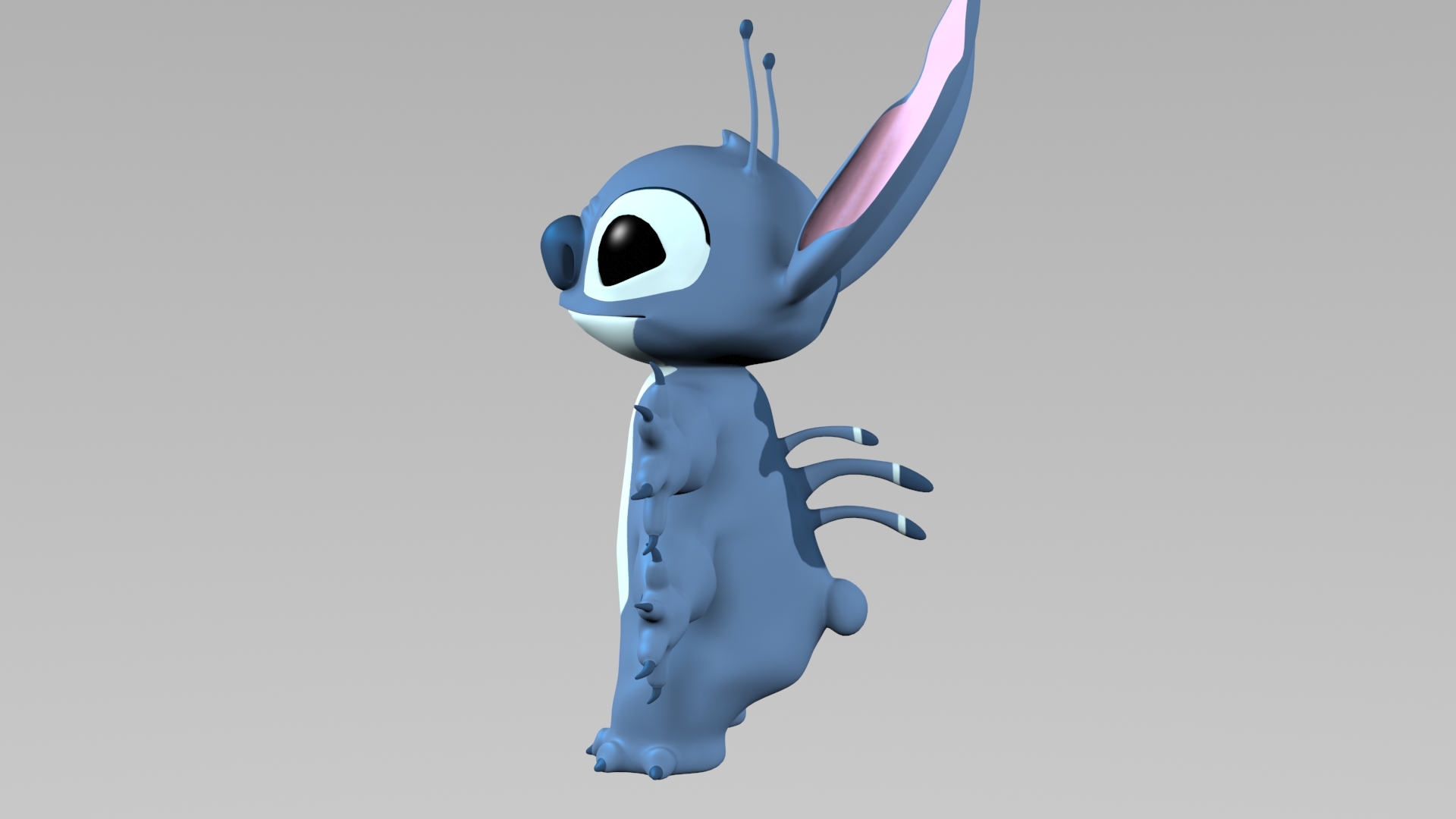 cartoon character stitch 626 3d 3ds