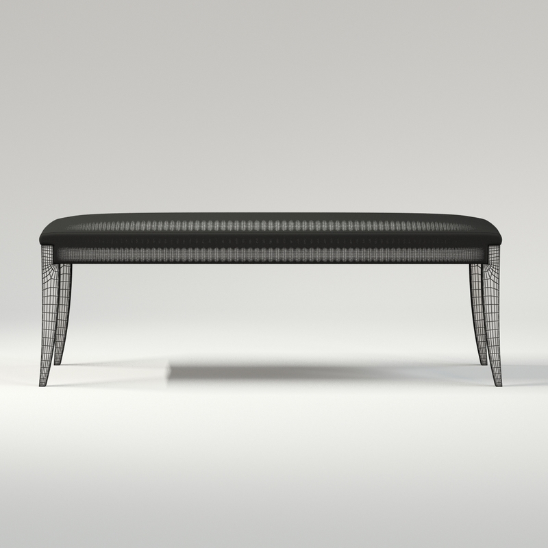 baker atelier bench 3d model