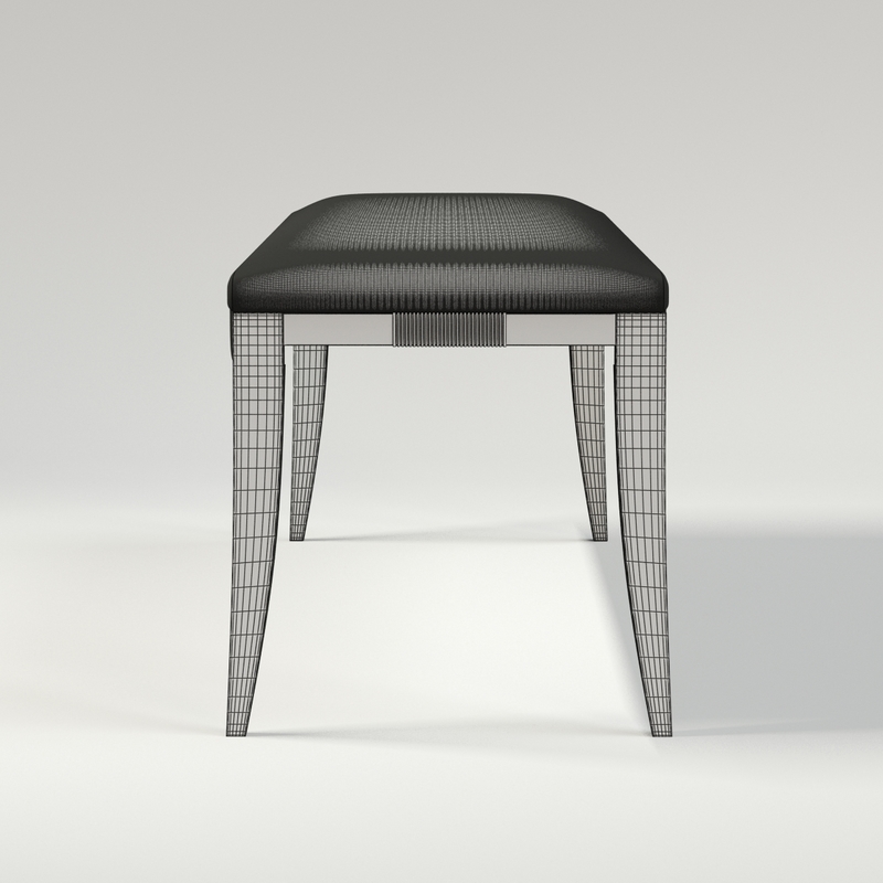 baker atelier bench 3d model