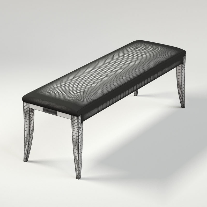 baker atelier bench 3d model