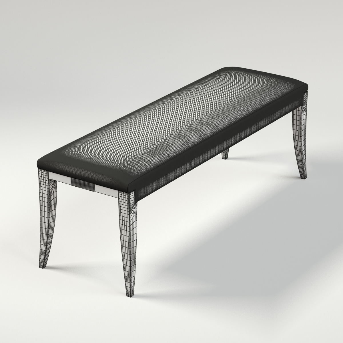 baker atelier bench 3d model