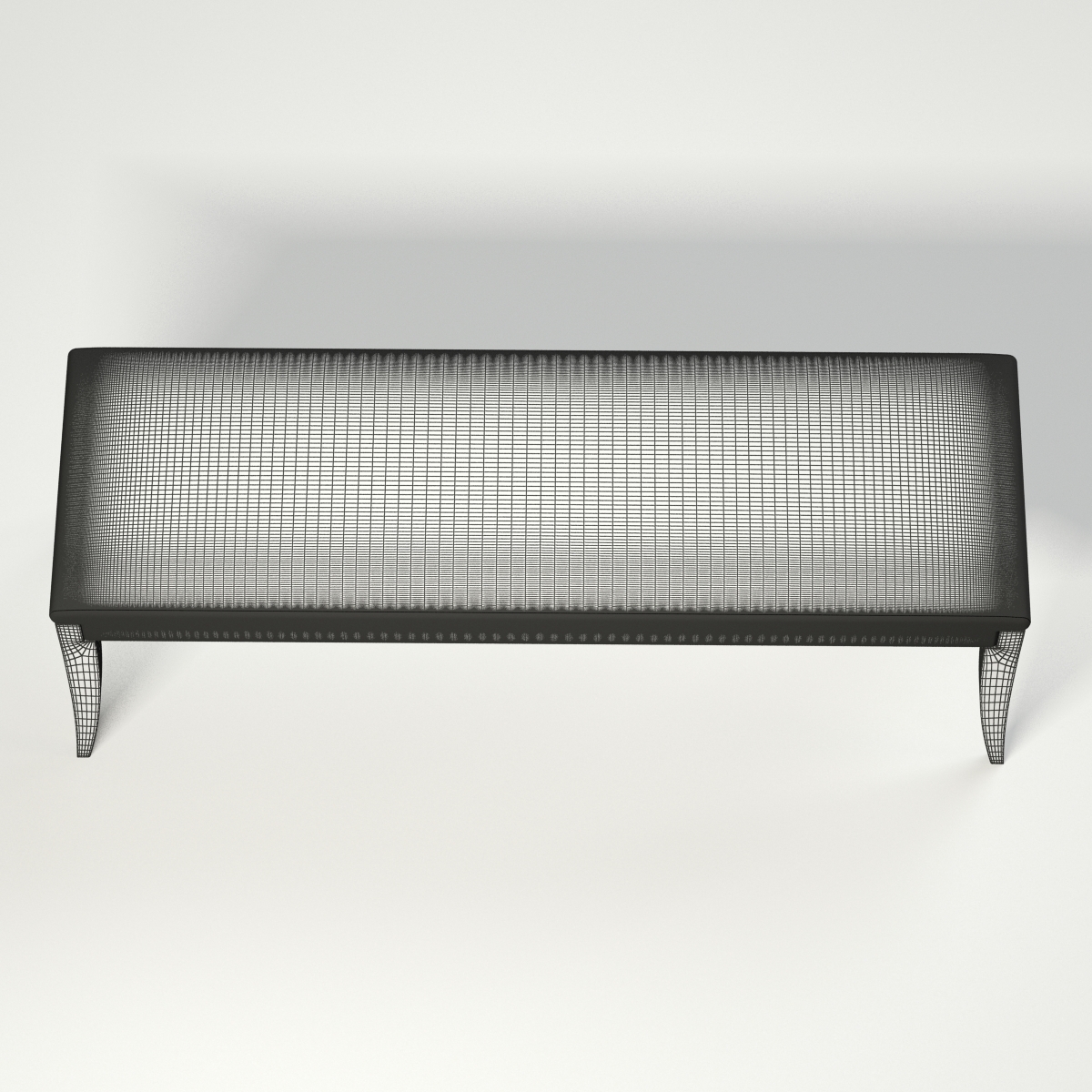 baker atelier bench 3d model