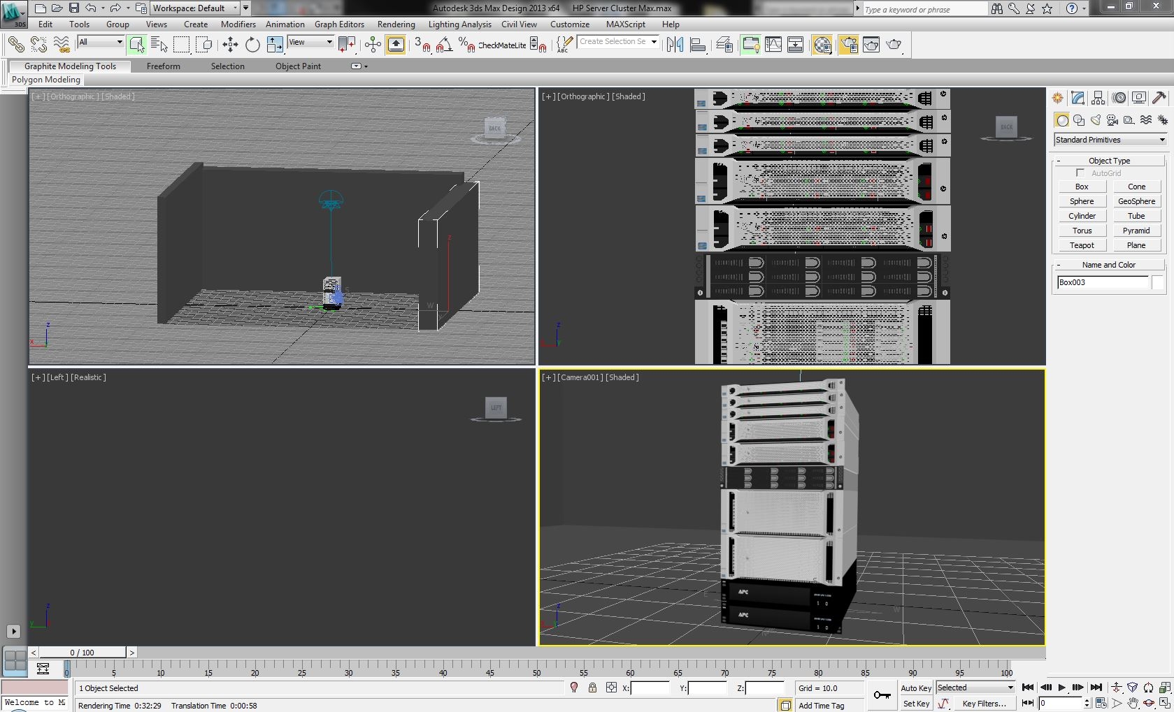 hp servers proliant cluster x