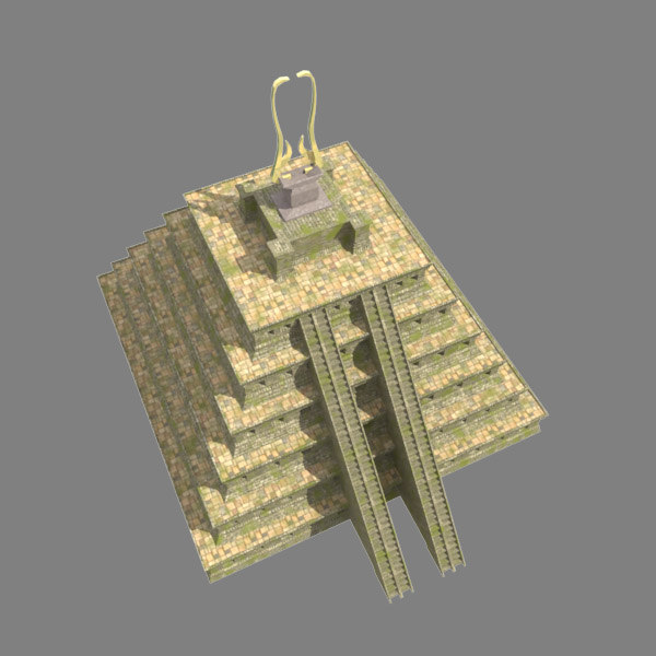 3d inca temple