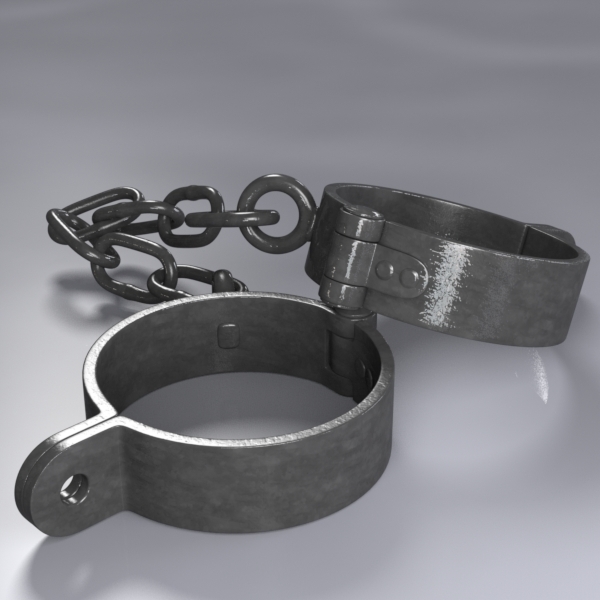 rigged manacles 3d 3ds