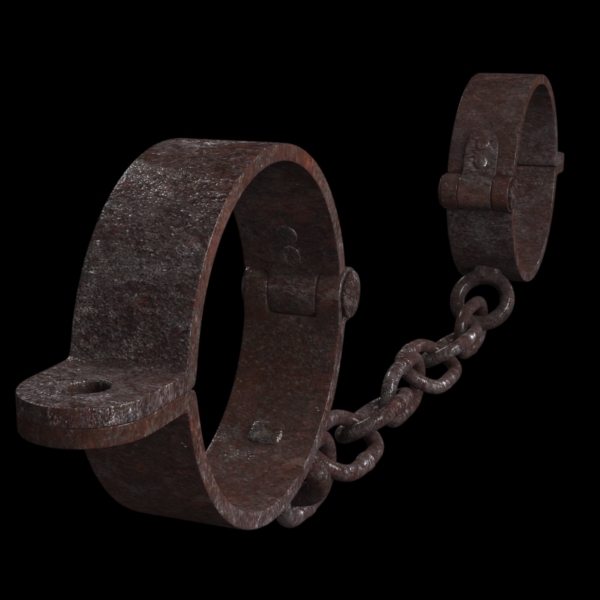 rigged manacles 3d 3ds