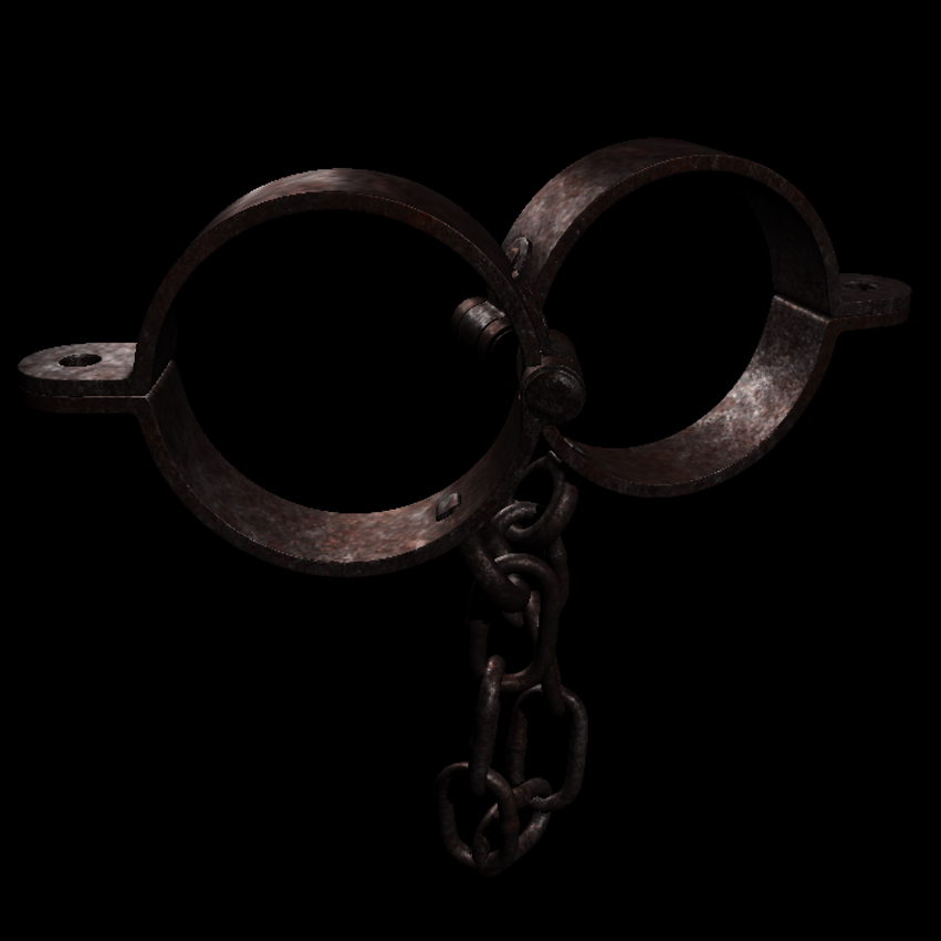 rigged manacles 3d 3ds
