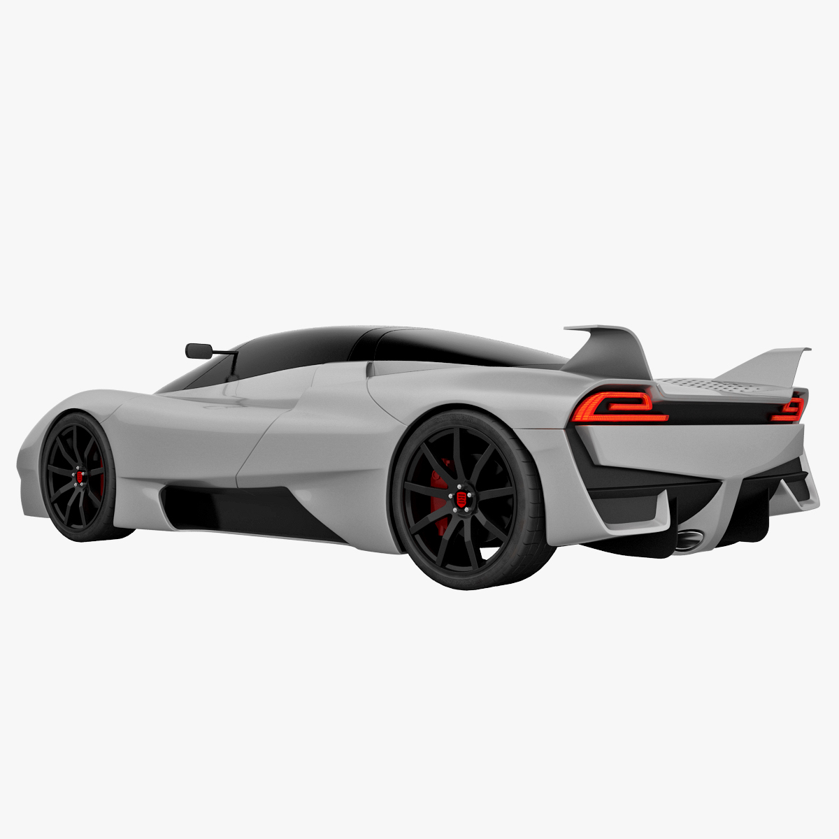 supercar ssc ultimate aero 3d c4d