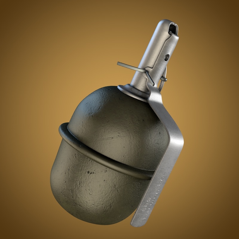 rgd 5 grenade 3d model