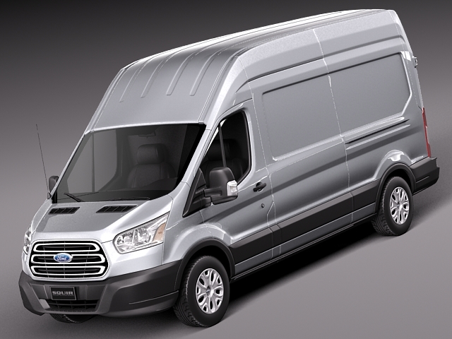 2013 2014 van transit 3d model