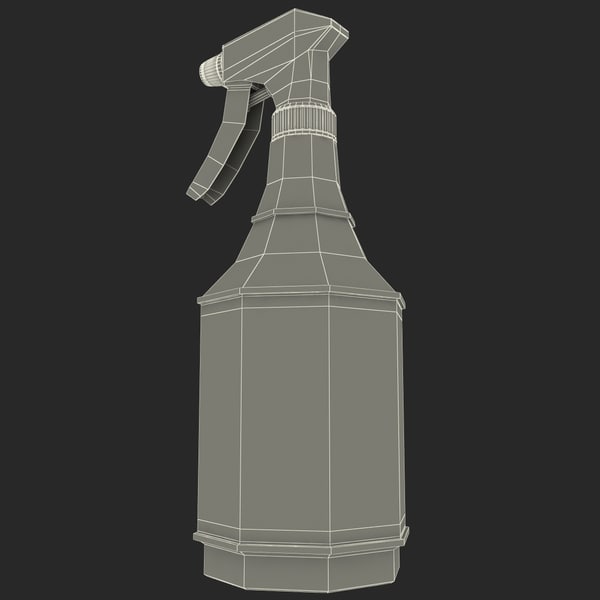 3ds max spray bottle