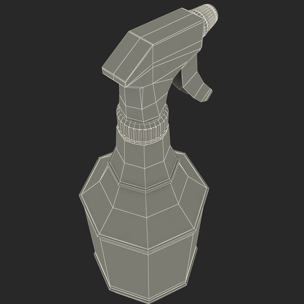 3ds max spray bottle