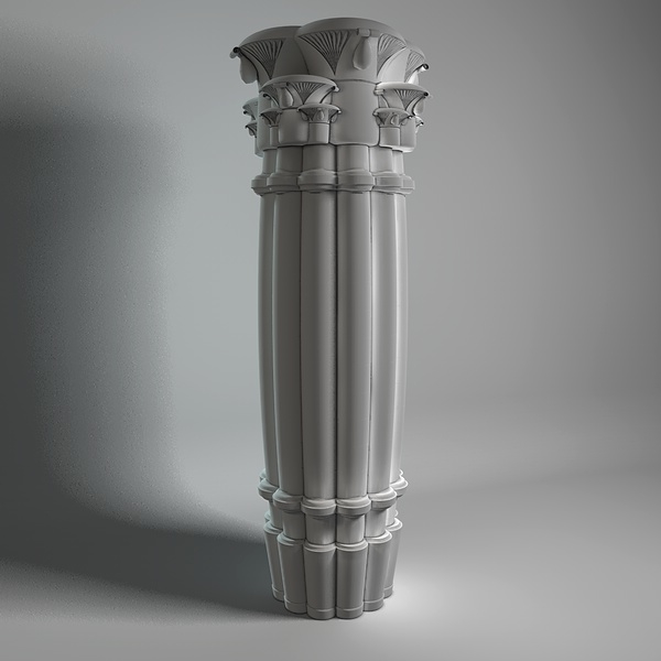 3d stone column
