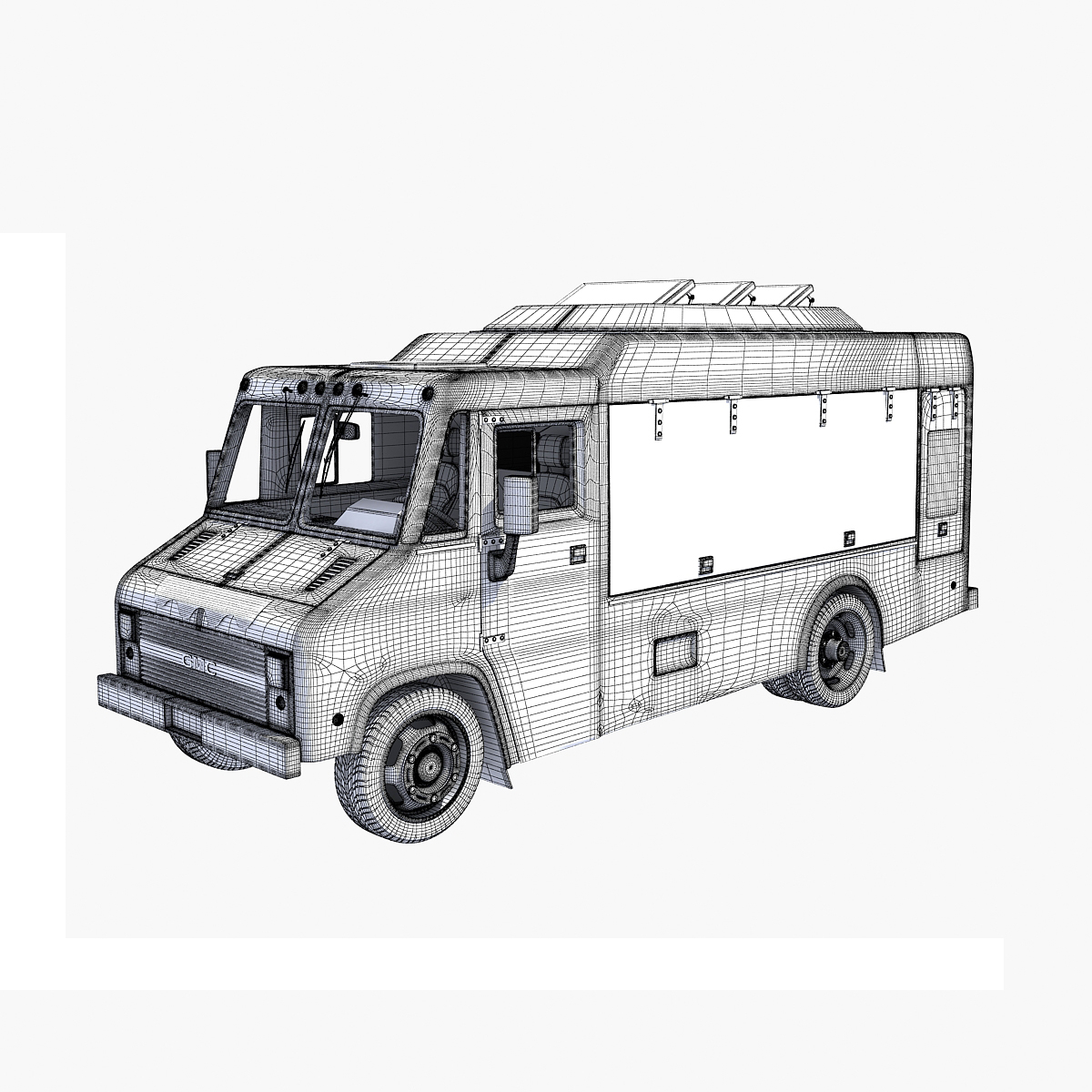 3d food truck model