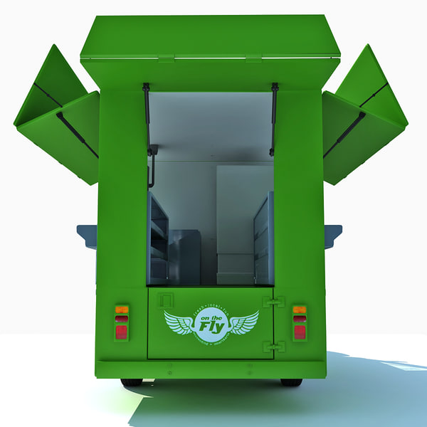 3d food truck model
