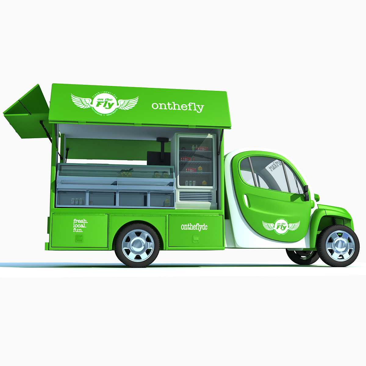 3d food truck model