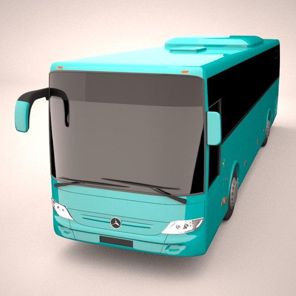 mercedes benz integro bus 3d max