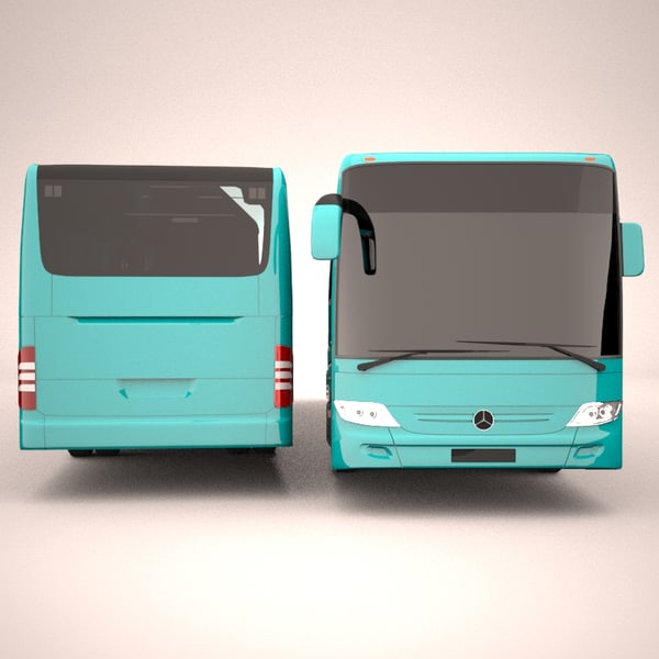 mercedes benz integro bus 3d max
