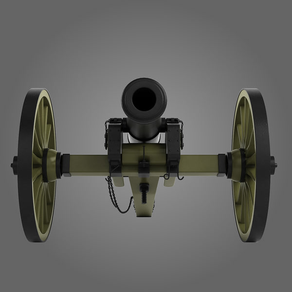 3d model of cannon field 12