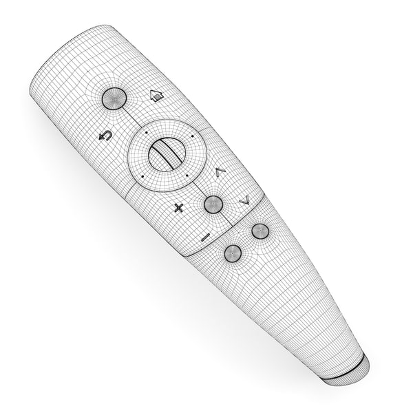 3d tv remote control model