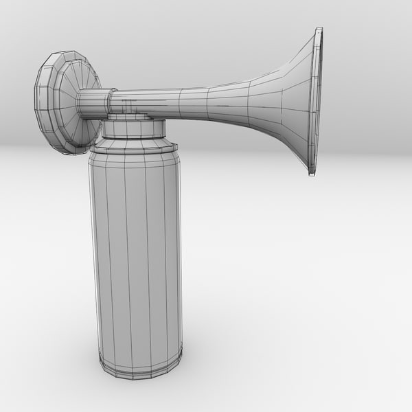 3d model portable air horn