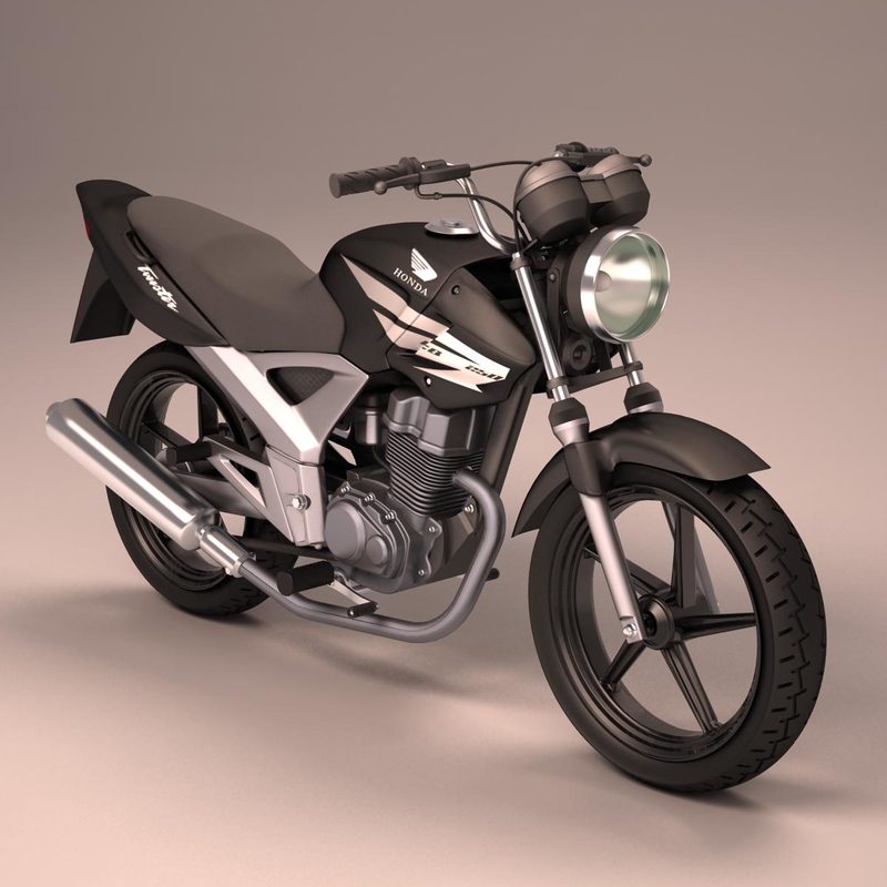 honda cbx 250 3d max