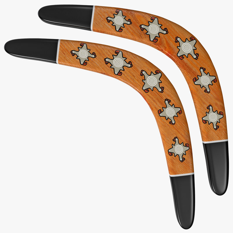toy boomerang 3d model