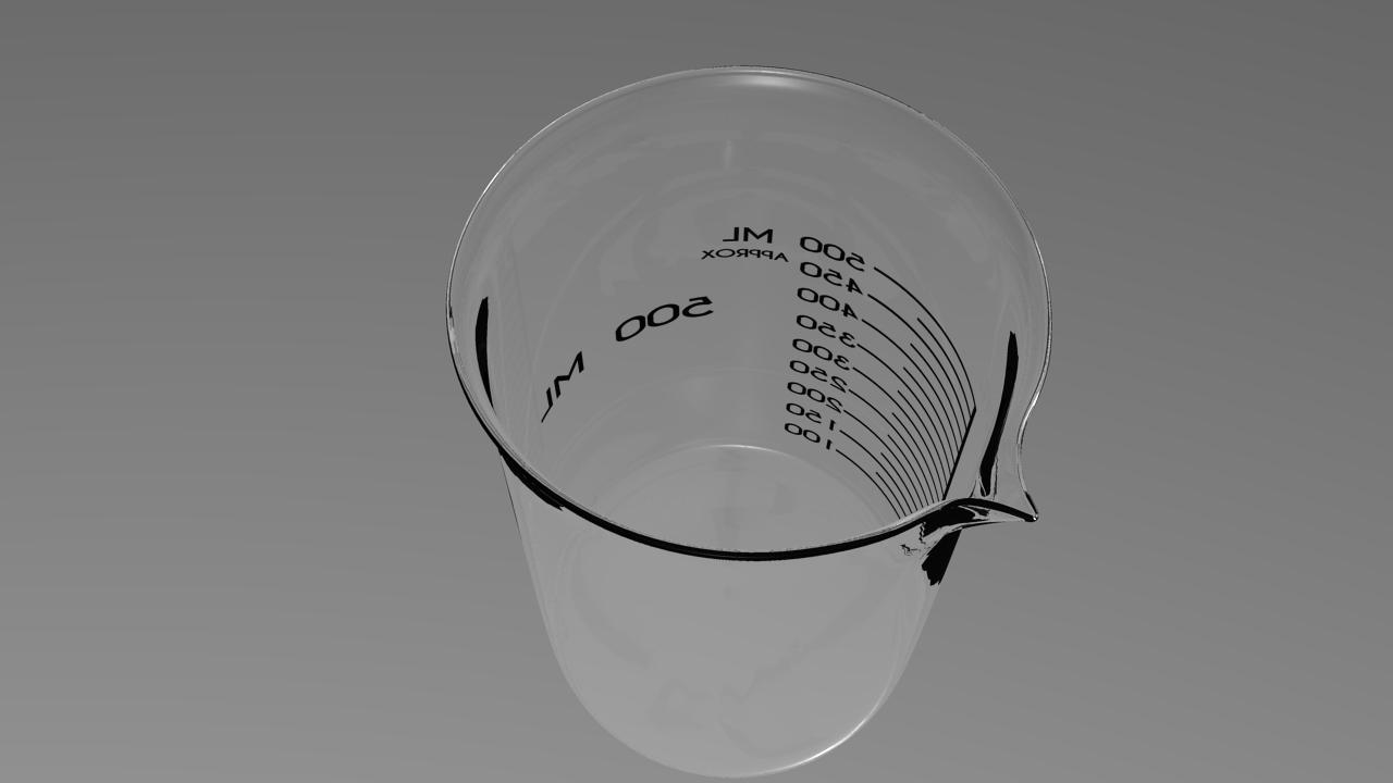 3d beaker model